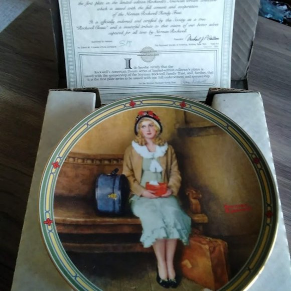 Norman Rockwell | Accents | Norman Rockwell A Young Girls Dream New In ...